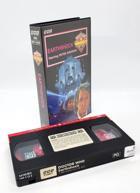 DOCTOR WHO TIME LIFE EARTHSHOCK VHS EXCLUSIVE Dr AUSTRALIAN CYBERMEN ...
