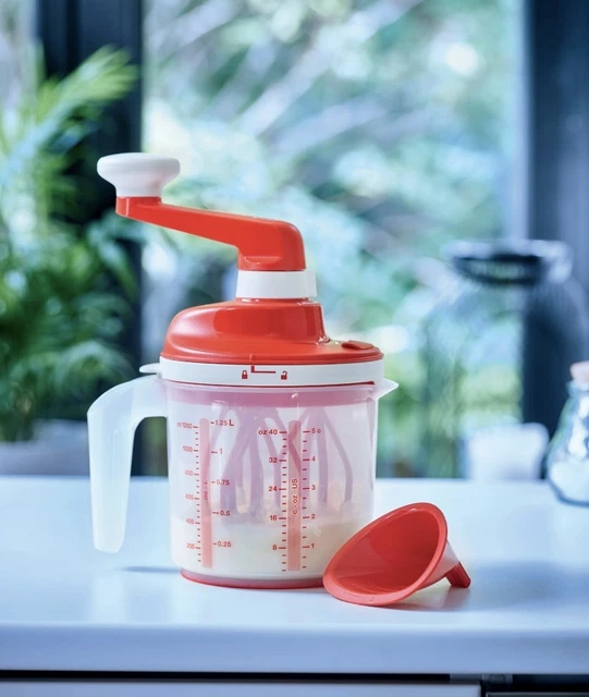 TUPPERWARE EASY-MIXX 1,25 L D199 Handrührgerät, stromlos, Backen, Teige ...