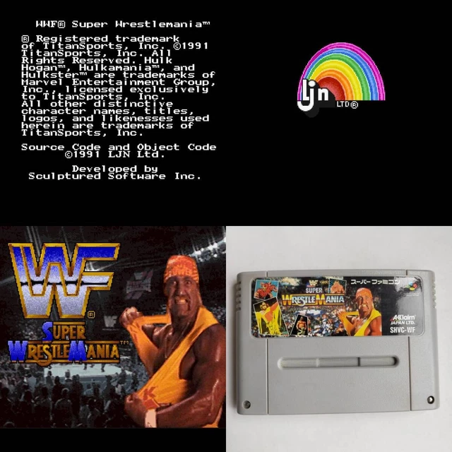 WWF SUPER WRESTLEMANIA Famicom Operation Confirmed Terminals Cleaned ...