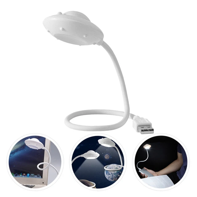 WHITE ABS PC USB Table Lamp Portable Computer Light Para Laptop £9.48 ...