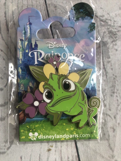 PASCAL PIN DISNEYLAND Paris DLP DLRP Tangled Rapunzel Pascal Flower ...