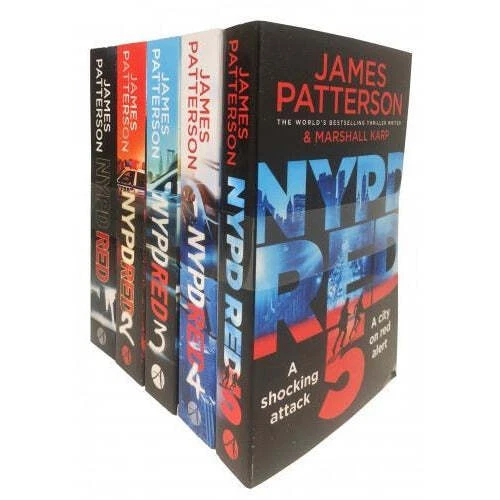 JAMES PATTERSON NYPD Red Collection 5 Books Set Nypd Red Nypd Red 2 ...