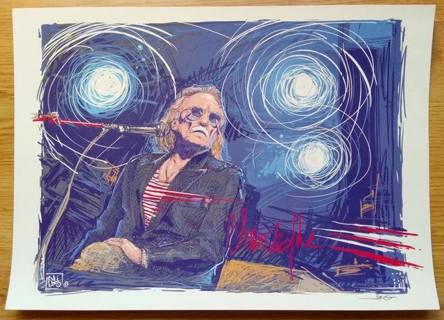 GRAVURE CHRISTOPHE PAR NILKO signée 50x35cm street art 2022 (Paradis ...