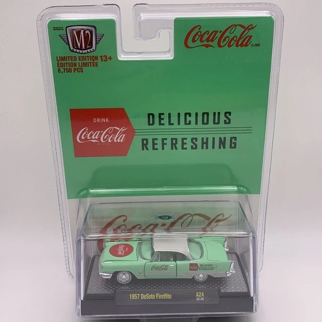 WOW ! M2 Machines 1:64 Diecast COCA-COLA '57 1957 DeSoto Fireflite ...