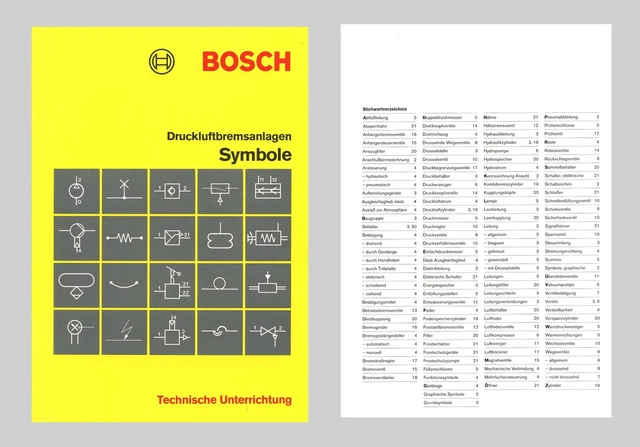 BOSCH TECHNICAL INFORMATION compressed air braking systems symbols ...