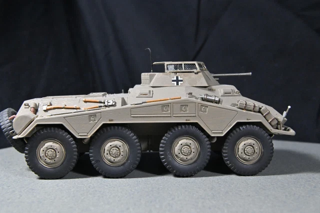 1:35 SD.KFZ. 234/1 Radpanzer Spähpanzer Puma Wehrmacht Panzer Tank WWII ...