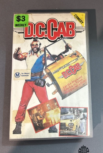 D.C. CAB VHS ~ Mr T Gary Busey IRENE CARA ~ 80s ~ Classic COMEDY DC CAB ...
