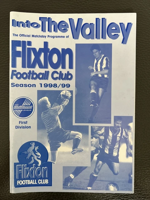 1.9.1998. FLIXTON FC v Great Harwood Town (Unibond Div 1). £1.99 ...