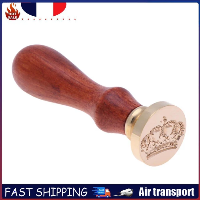 # MODÈLE DE couronne bricolage tampon bois rétro douane assurance-cire ...