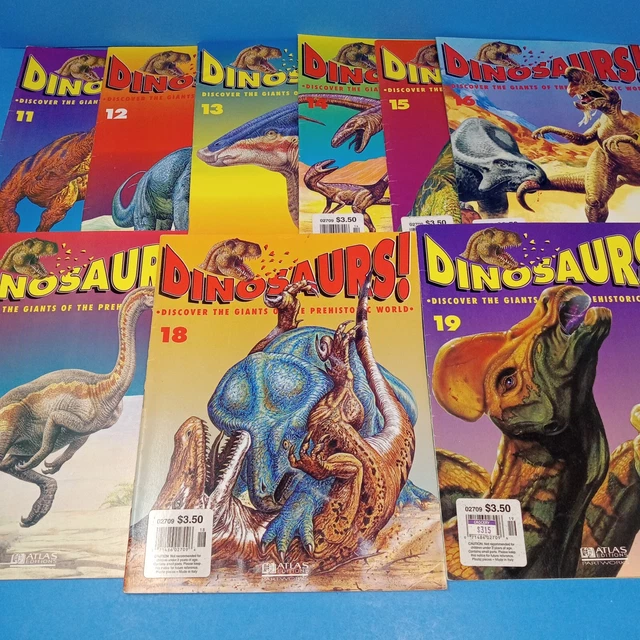 DINOSAURS! DISCOVER THE Giants Of The Prehistoric World Magazine #11-19 ...