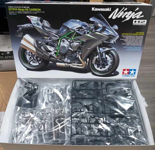 TAMIYA SCALE MODEL 1/12 Kawasaki Ninja H2 CARBON Painted finished product 21169 £226.77 ...