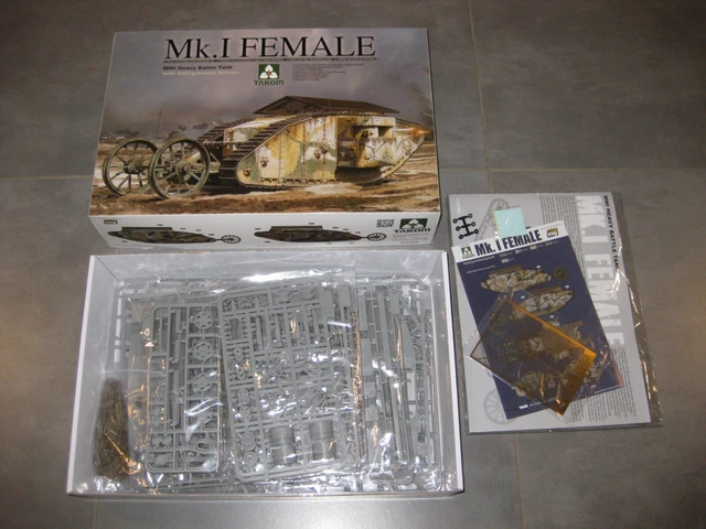 TAKOM 2033 WWI Heavy Battle Tank Mk.I Female sehr selten 1:35 EUR 47,80 ...