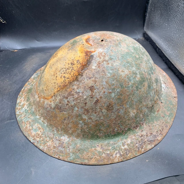 ORIGINAL WW2 BRITISH Army Mk1* Combat Helmet £26.00 - PicClick UK