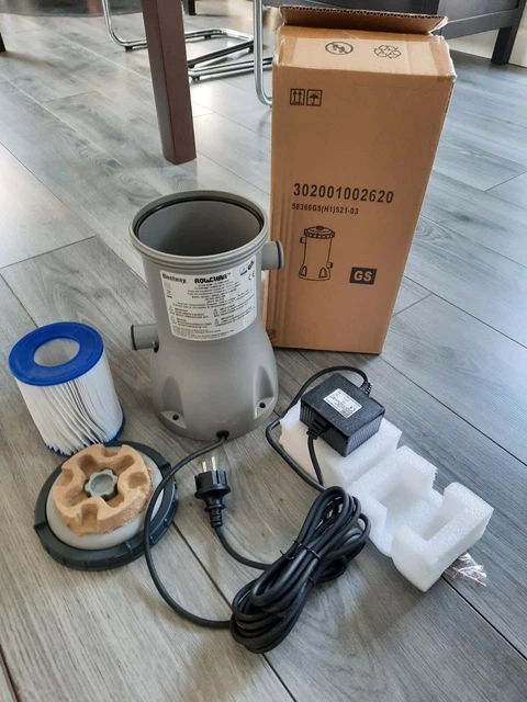 BESTWAY FLOWCLEAR MODELL 58386 Filterpumpe mit Transformator EUR 20,00 ...
