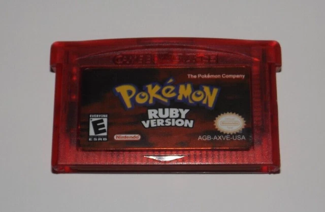 GAME BOY ADVANCE Pokémon Ruby Version The Pokemon Company Game ...
