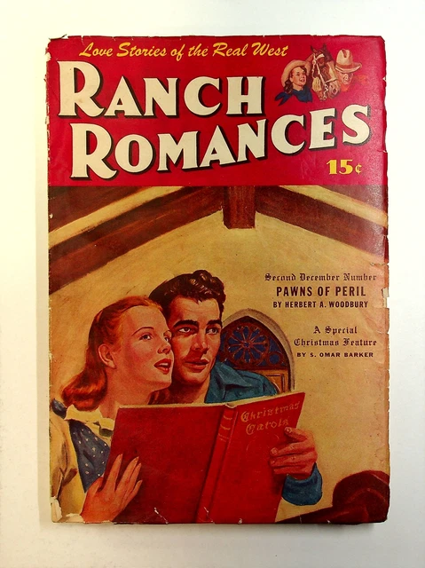 RANCH ROMANCES PULP Dec 1946 Vol. 136 #2 VG qualité basse EUR 8,86 - PicClick FR