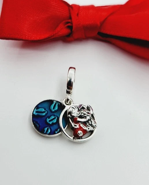 NEW GENUINE PANDORA LILO & STITCH Disney Ohana Silver ENAMEL Charm ...