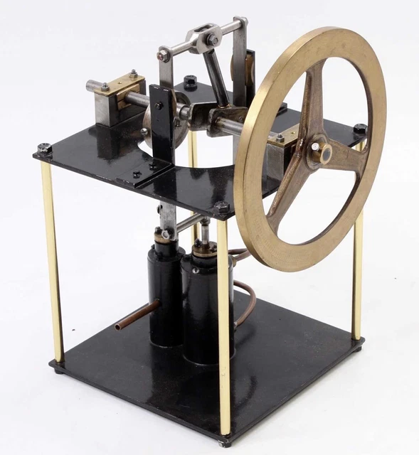 LARGE LIVE STEAM stationary table engine vertical piston model Tuxford ...