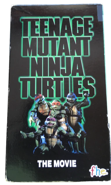1990 TEENAGE MUTANT Ninja Turtles The Movie VHS couleur originale ...