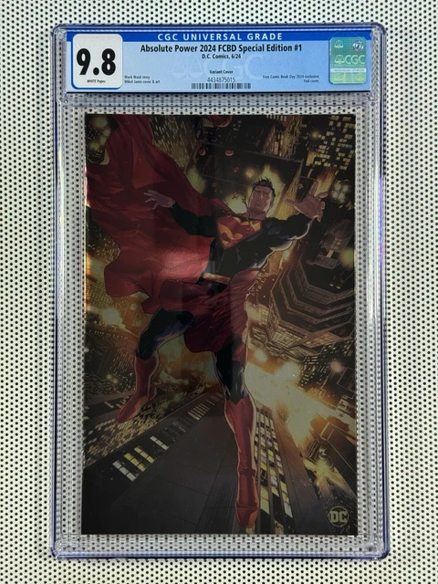 ABSOLUTE POWER 2024 FCBD Specil #1 2024 DC Comics Foil Varinat CGC 9,8 ...