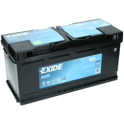 EXIDE EK1050 AGM Autobatterie 12V 105Ah 950A/EN Start Stopp EUR 189,90 ...