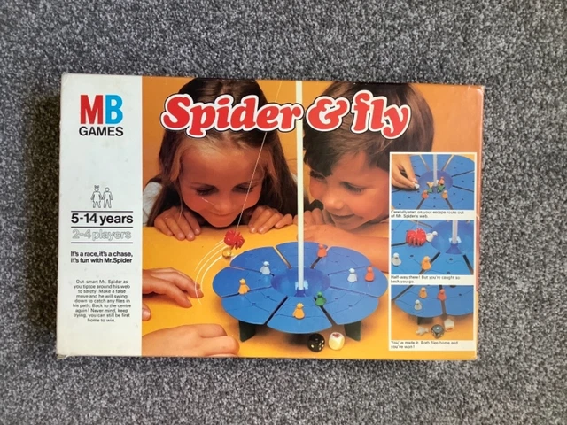 VINTAGE MB GAMES Spider & Fly game 1970s/1980s £3.99 - PicClick UK