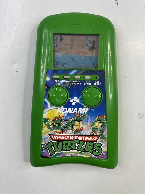 VTG 1989 KONAMI Teenage Mutant Ninja Turtles TMNT Handheld Video Game ...