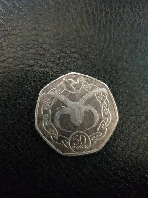 2017 MANX LOAGHTAN Ram Isle Of Man 50p Fifty Pence £4.99 - PicClick UK