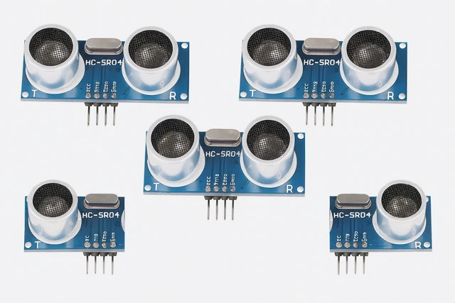 5 X HC-SR04 Ultrasonic Distance Sensor Module for Arduino / RaspberryPI ...