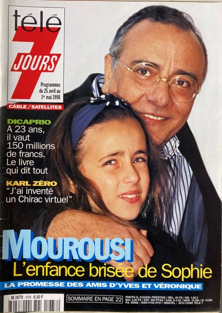 TELE 7 JOURS Yves Mourousi Leonardo Dicaprio Robin Wright Alicia Alonso EUR 19,99 - PicClick FR