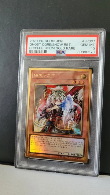 YU GI OH Card Ghost Ogre Snow Rabbit Premium Gold Japanese Rc03 JP007 PSA 10 EUR 99,00 - PicClick DE