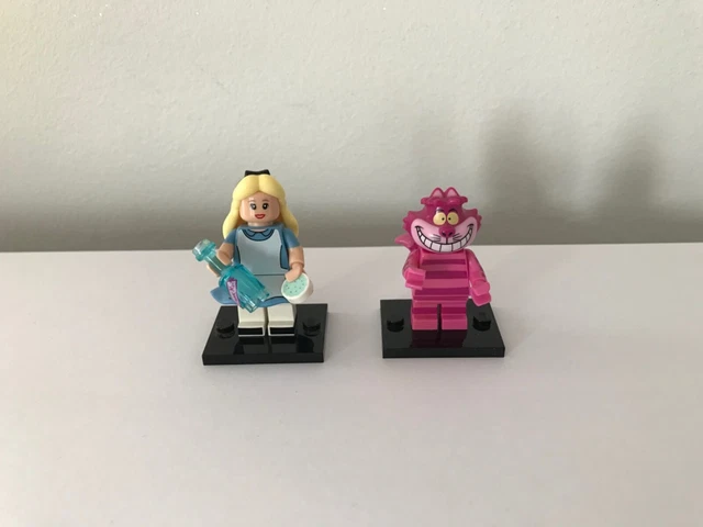 LOT 2 MINIFIGURES lego Disney Alice au Pays des Merveilles et Chat du ...