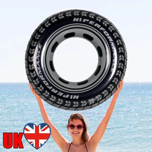 POOL FLOAT CIRCLES 90cm Inflatable Pool Float Tyre Design for Summer ...