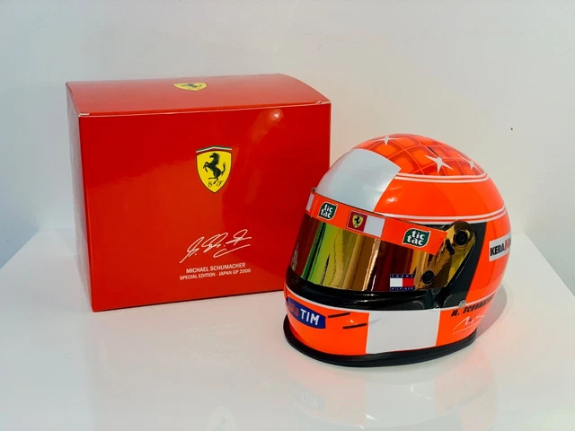 MICHAEL SCHUMACHER BELL Ferrari 2000 1/2 helmet converted f1 formula 1 ...