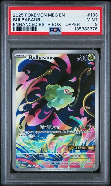 2025 MEG EN-MEGA Evolution Stamped Bulbasaur #133 Psa 9 £27.75 ...