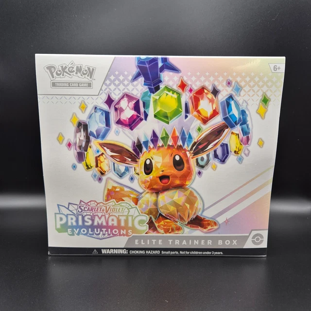 PRISMATIC EVOLUTIONS ETB - Pokémon Elite Trainer Box sealed OVP SV 8.5 Englisch EUR 119,99 ...