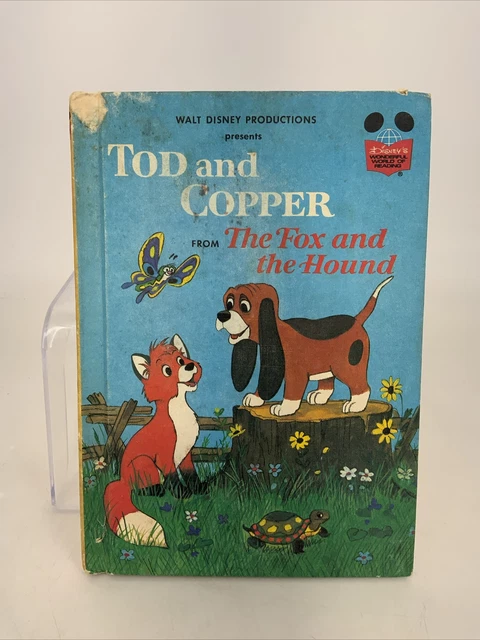 WALT DISNEY'S TOD and Copper from The Fox And The Hound Hardback book ...