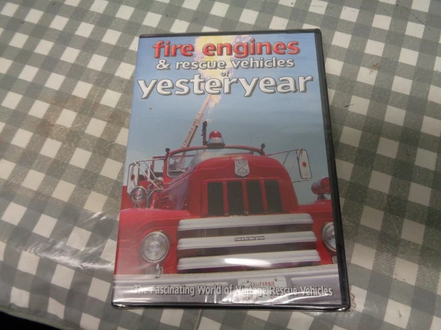 FIRE ENGINES & Rescue Vehicles Of Yesteryear DVD Documentary (1999) new ...