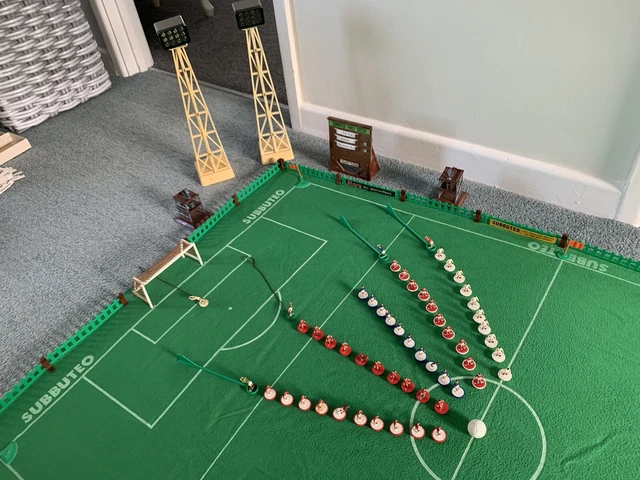 VINTAGE SUBBUTEO TABLE Soccer Floodlighting Edition Boxed Football Game ...