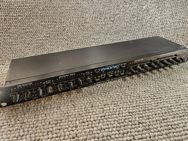 PHONIC PCL 3200 Dual Channel Rackmount Compressor £45.00 - PicClick UK