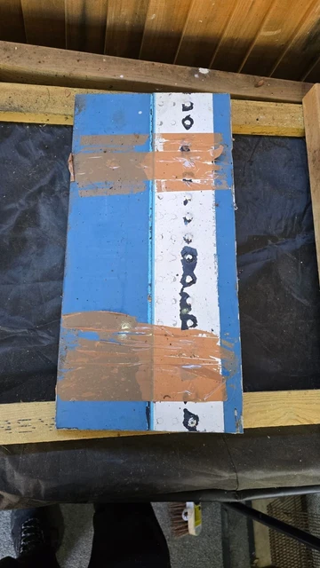 OLYMPIC AIRWAYS SX-OAD Olympic flame Boeing 747 fuselage skin cut £29. ...