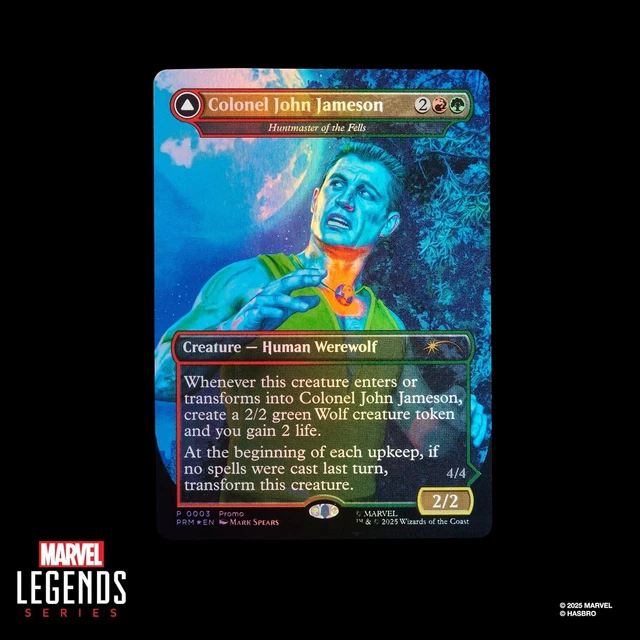MARVEL LEGENDS SERIES Magic: The Gathering Man-Wolf, Spider-Ma ...
