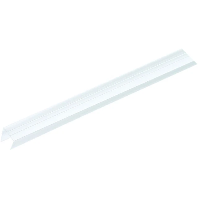 WICKES CLEAR END Closure for 16mm Polycarbonate Sheets - 2.1m (Pack of ...