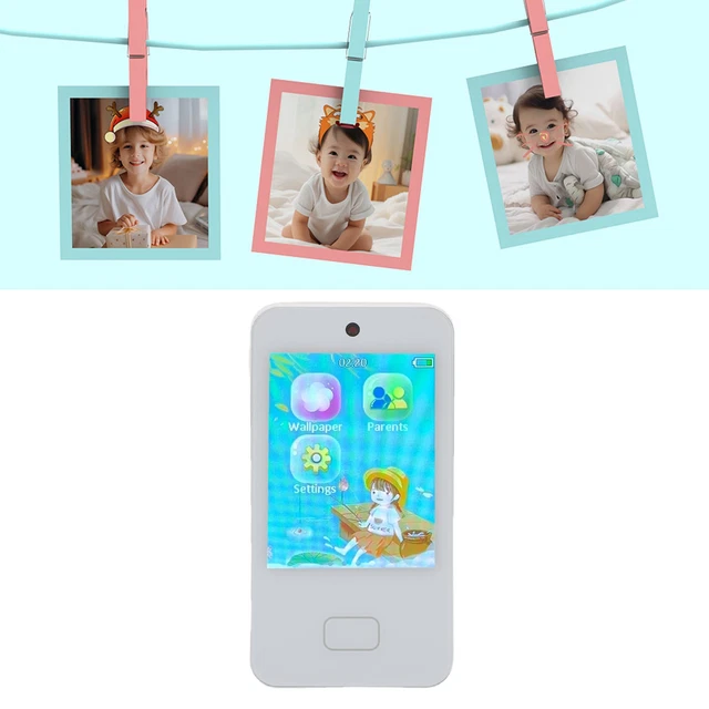 WHITE 2.8 INCH Touch Screen Kids Smartphone Toy Touchscreen HD Dual ...
