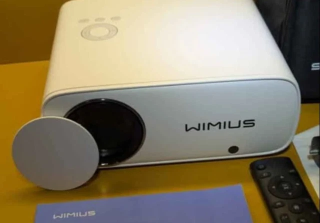 5G WIFI BLUETOOTH Projector, WiMIUS S26 4K Gaming Projector, 450 ANSI ...