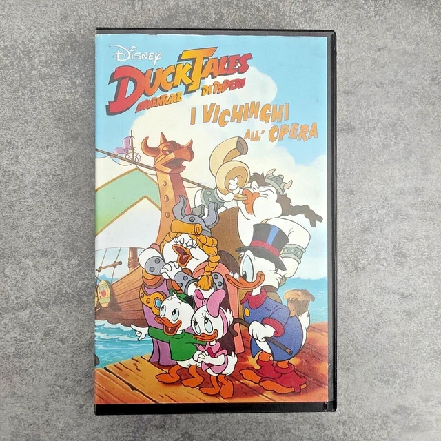VHS VINTAGE DISNEY Duck Tales avventure di paperi "I vichinghi all ...