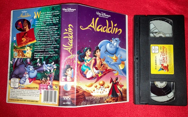 ALADDIN VHS VIDEO Kassette Walt Disneys Meisterwerk 400 01662 EUR 1,00 ...