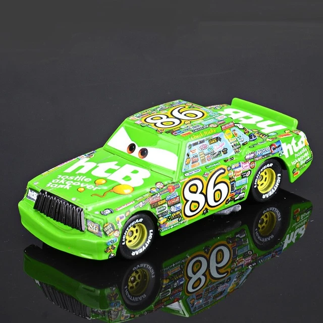 PIXAR CARS NO.86 Chick Hicks Diecast Toy Model 1:55 Loose Metal Racing ...