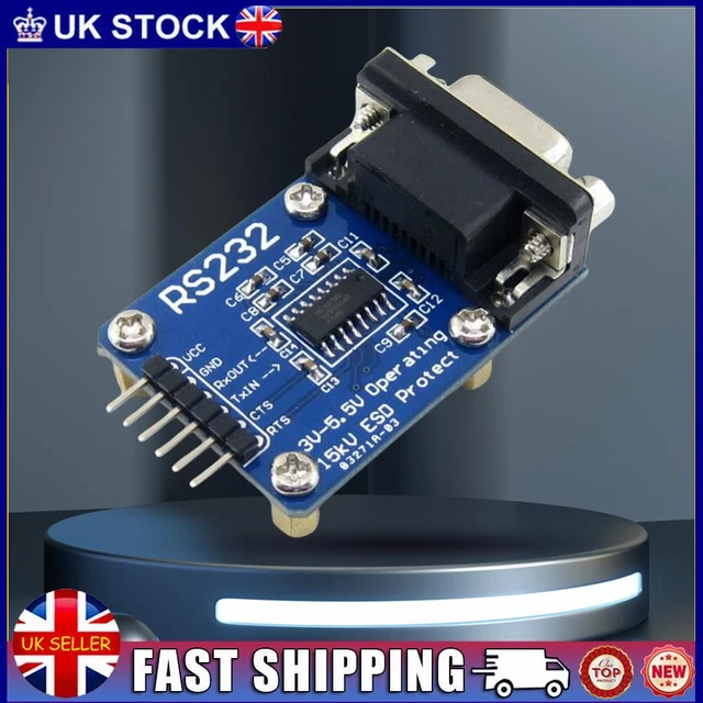 WAVESHARE RS232 TO TTL Module ESD RS232 SP3232 Module DB9 To TTL ...
