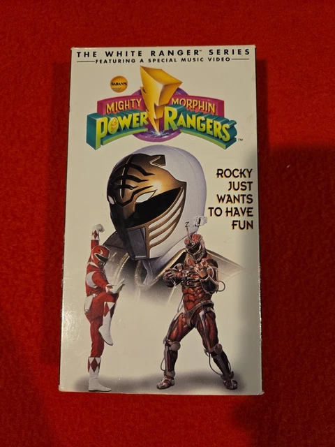 MIGHTY MORPHIN POWER Rangers VHS 1995 White Ranger: Goldars Vice-Versa ...